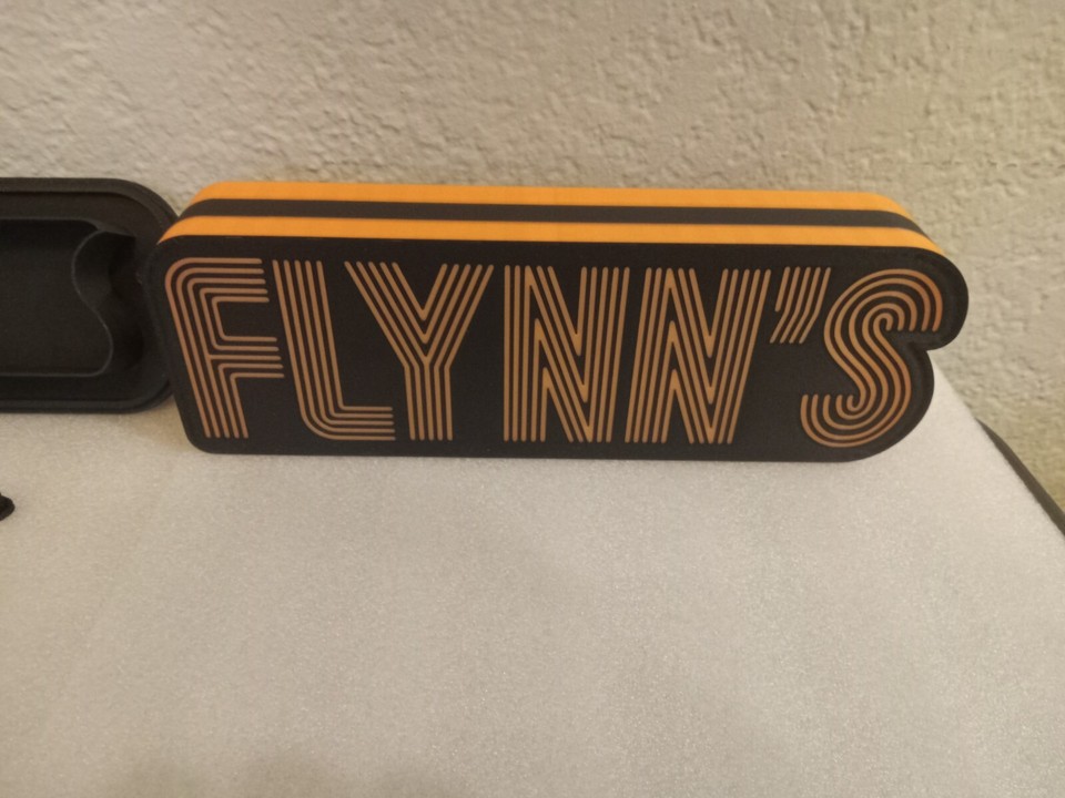 Retro Tron Flynn's logo light box sign for vintage tron collection ...
