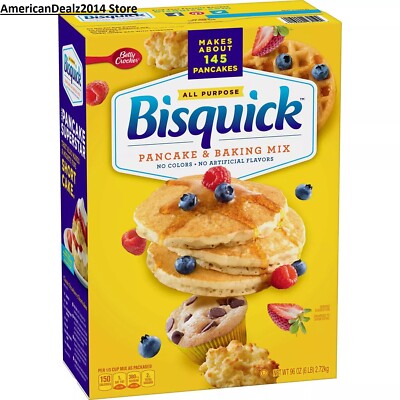 Bisquick Original Pancake and Baking Mix (96 oz) All Purpose, Makes 145 ...