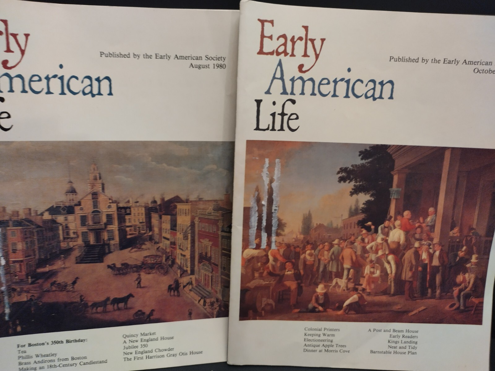 Early American Life Magazines Vintage 1980 Lot Of 2 | eBay