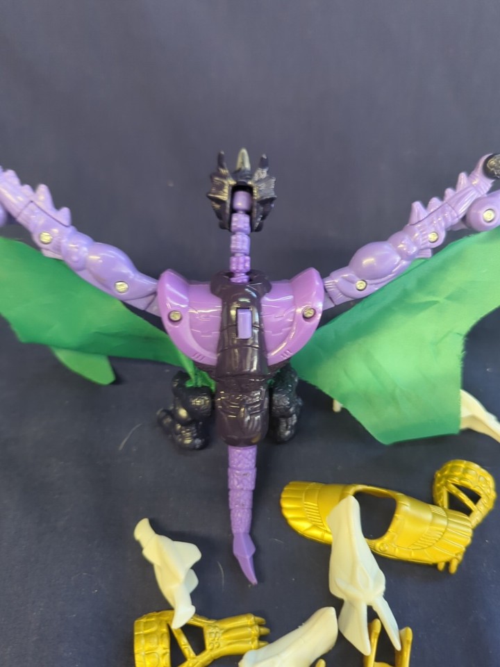 Bandai 1997 Power Rangers in Space Silver Battlized Power Ranger Dragon ...