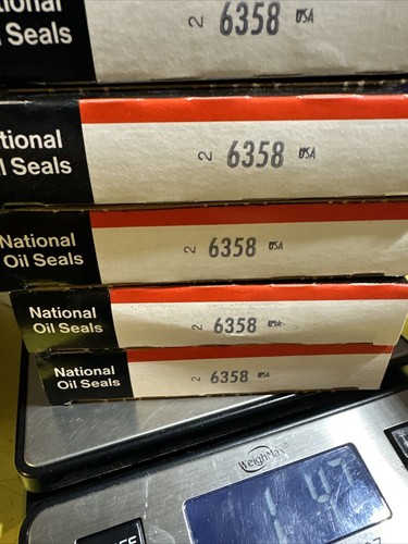 Qty 5 NATIONAL OIL SEALS 6358 By Federal Mogul | eBay