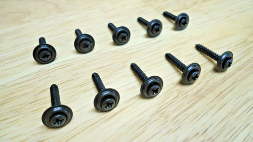 10 BLACK LOWER DOOR PANEL SCREWS! FOR TOYOTA 4RUNNER TACOMA TUNDRA ...