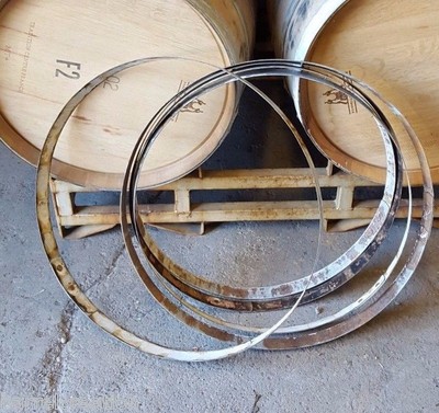 5 used Wine Barrel Hoops metal From Napa Valley WInery Free shipping | eBay