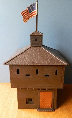 Marx Fort Apache playset replacement part 54mm blockhouse door for toy ...