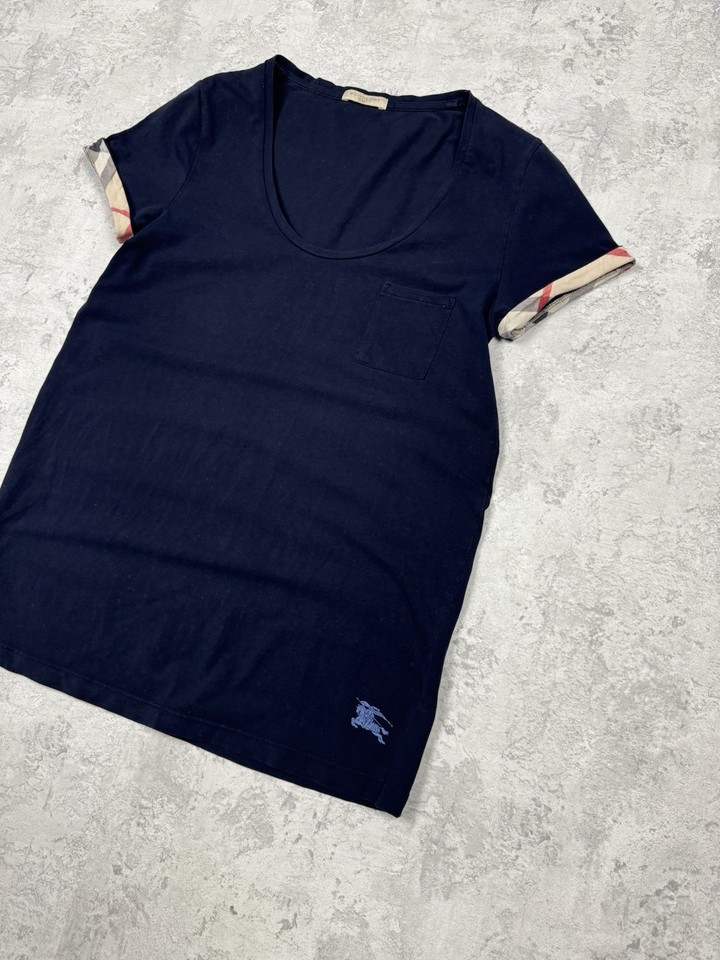 Burberry Brit Womens T-Shirt Small Logo Size Description | eBay