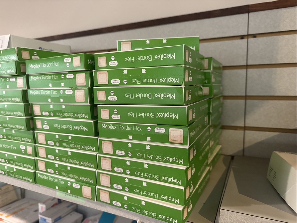 5 Boxes Mepilex Border Flex 4 x 4 in Ex Date 2028 | eBay
