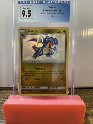 Shiny Gabite Graded Pokemon Secret Rare SV39/SV94 Gem Mint CGC 9.5 ...