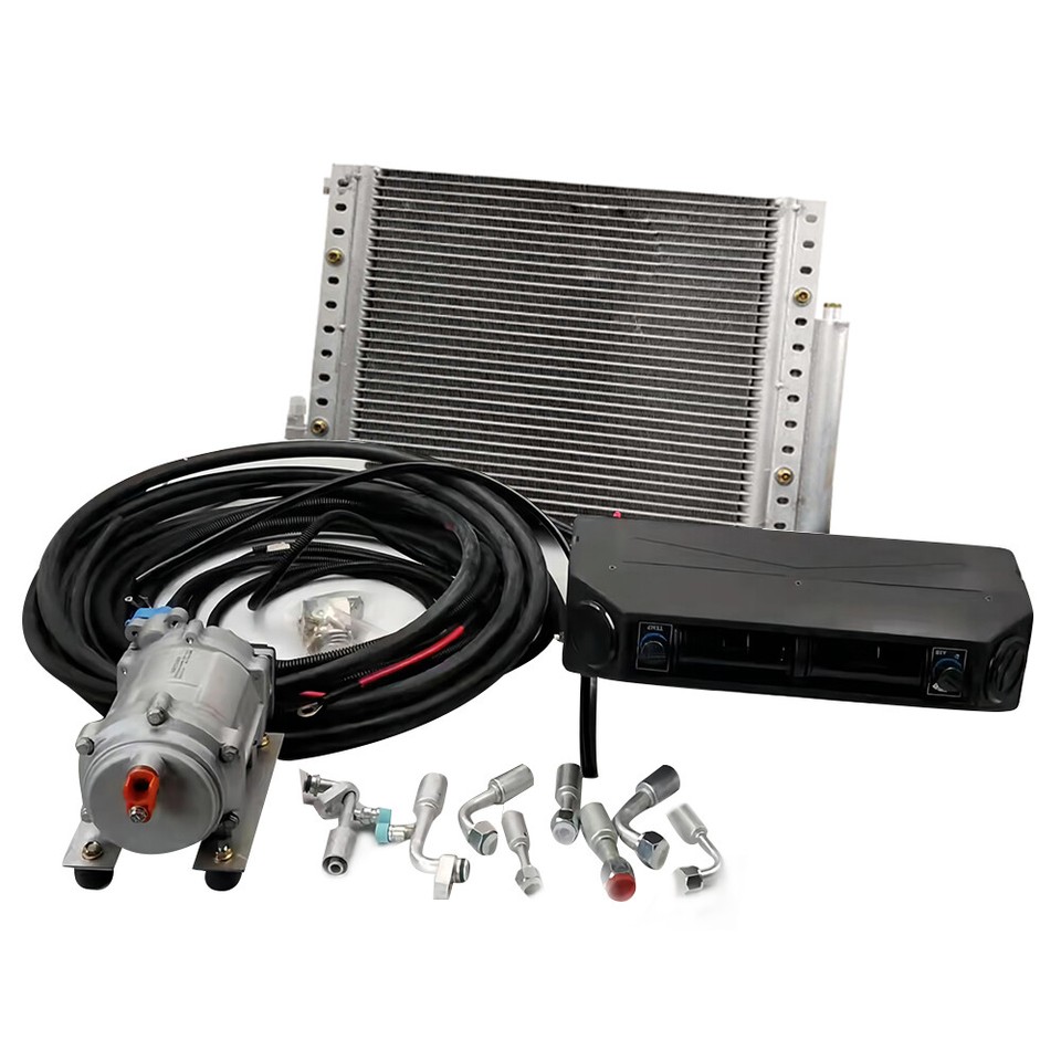 12V Universal A/C Kit System New Energy Under dash Air Conditioner ...