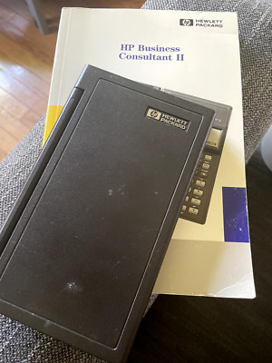 Hewlett Packard HP 19B II Business Consultant II Calculator & Manual | eBay