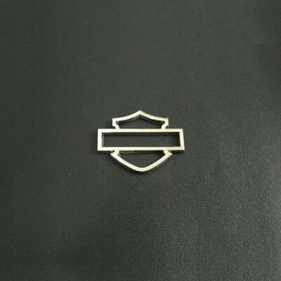 Small Blank Shield Metal Emblem / Medallion For Harley Davidson Tank ...