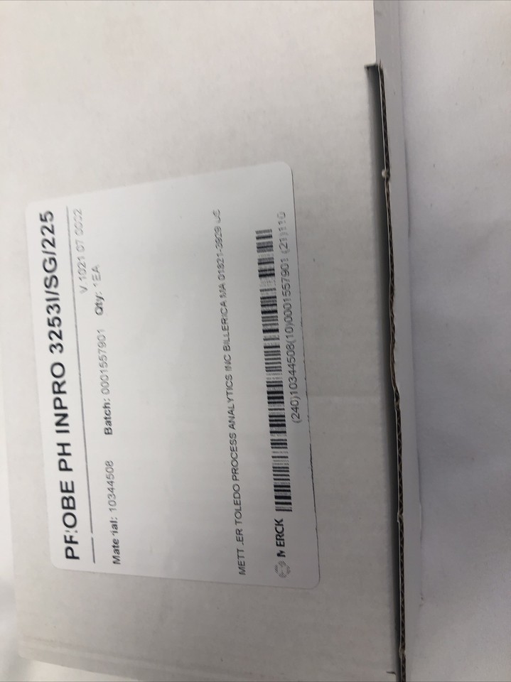METTLER TOLEDO pH Sensor InPro 3253i SG/225 ***NEW***sealed | eBay