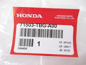 Genuine OEM Honda 71503-TBG-A00 Passenger Rear Bumper Garnish 2016-2017 ...