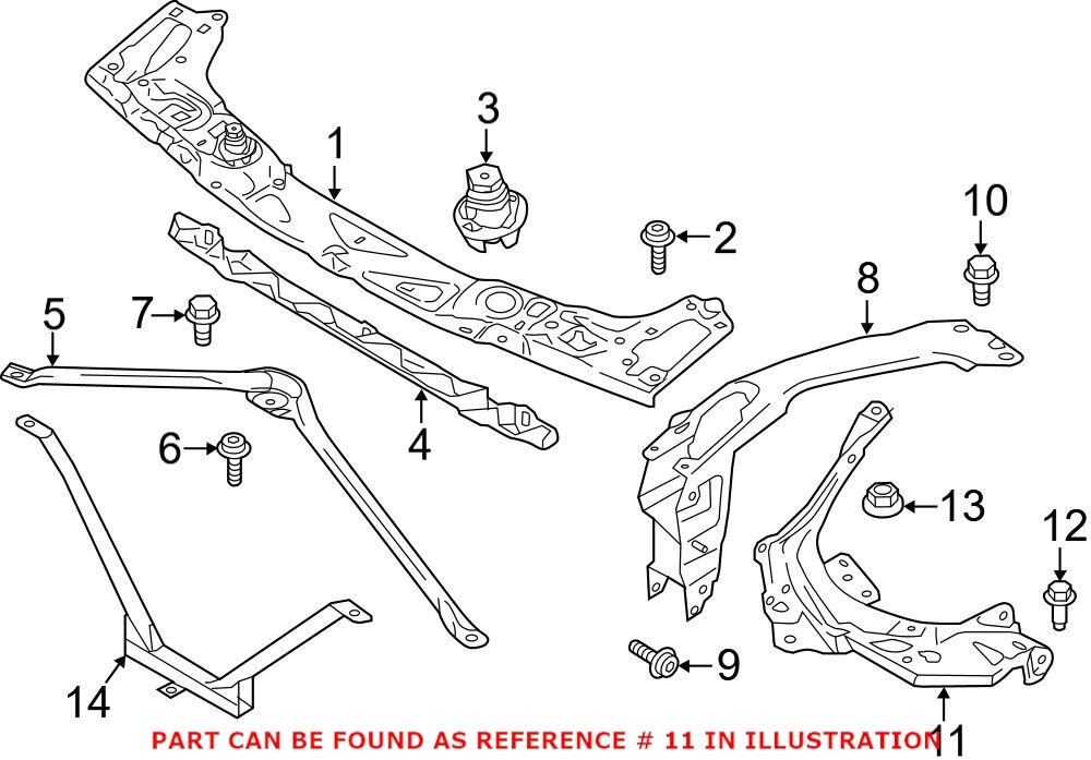 OEM MINI F55 Front Left Headlight Mount Bracket 51647301599 Genuine for ...