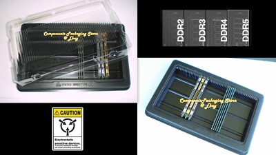 50 - PC Memory Trays for DDR5 DDR4 DDR3 RAM DIMM - Anti Static Fits ...