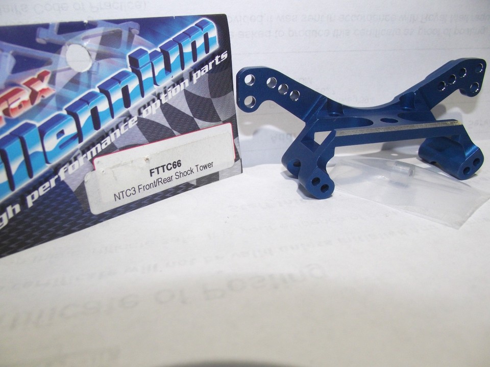 Fastrax ntc3 Front or rear shock tower Blue aluminium Fttc66 | eBay
