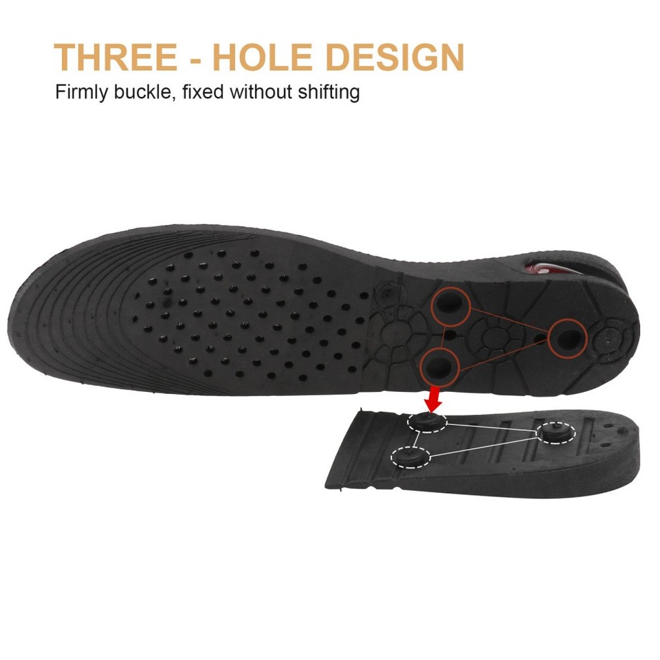 Multilayer Shockproof Inserts Invisible Height Increase Shoe Insoles ...