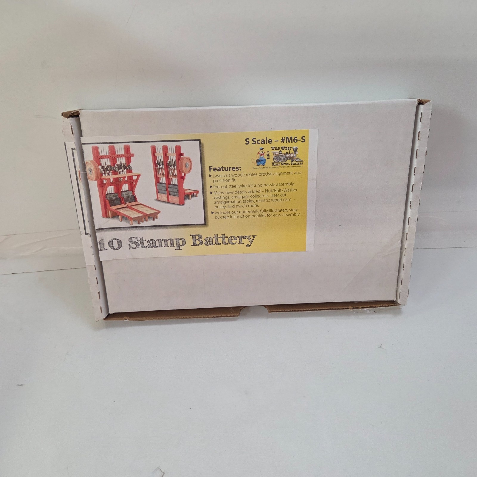Wild West Scale Models "10 Stamp Battery" Kit Sn3 Scale | eBay