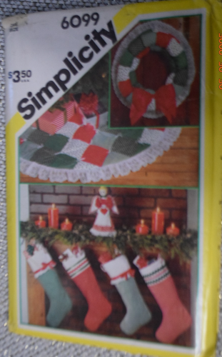 Simplicity Crafts 6099 Christmas Accessories Pattern Uncut | eBay