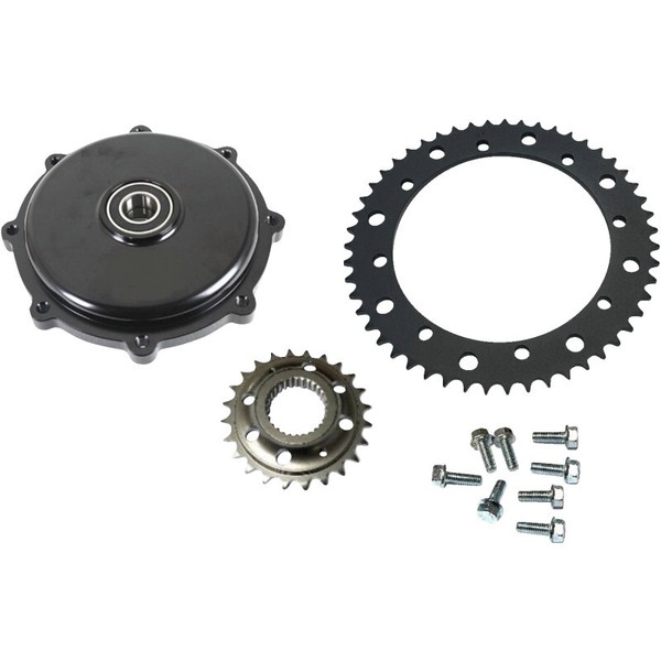 Drag Specialties - 1210-2664 - 530 Chain Drive Conversion Kit, Chrome ...