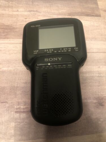 Sony Watchman Color FDL-3105 TV Portable Television Radio AM FM And ...