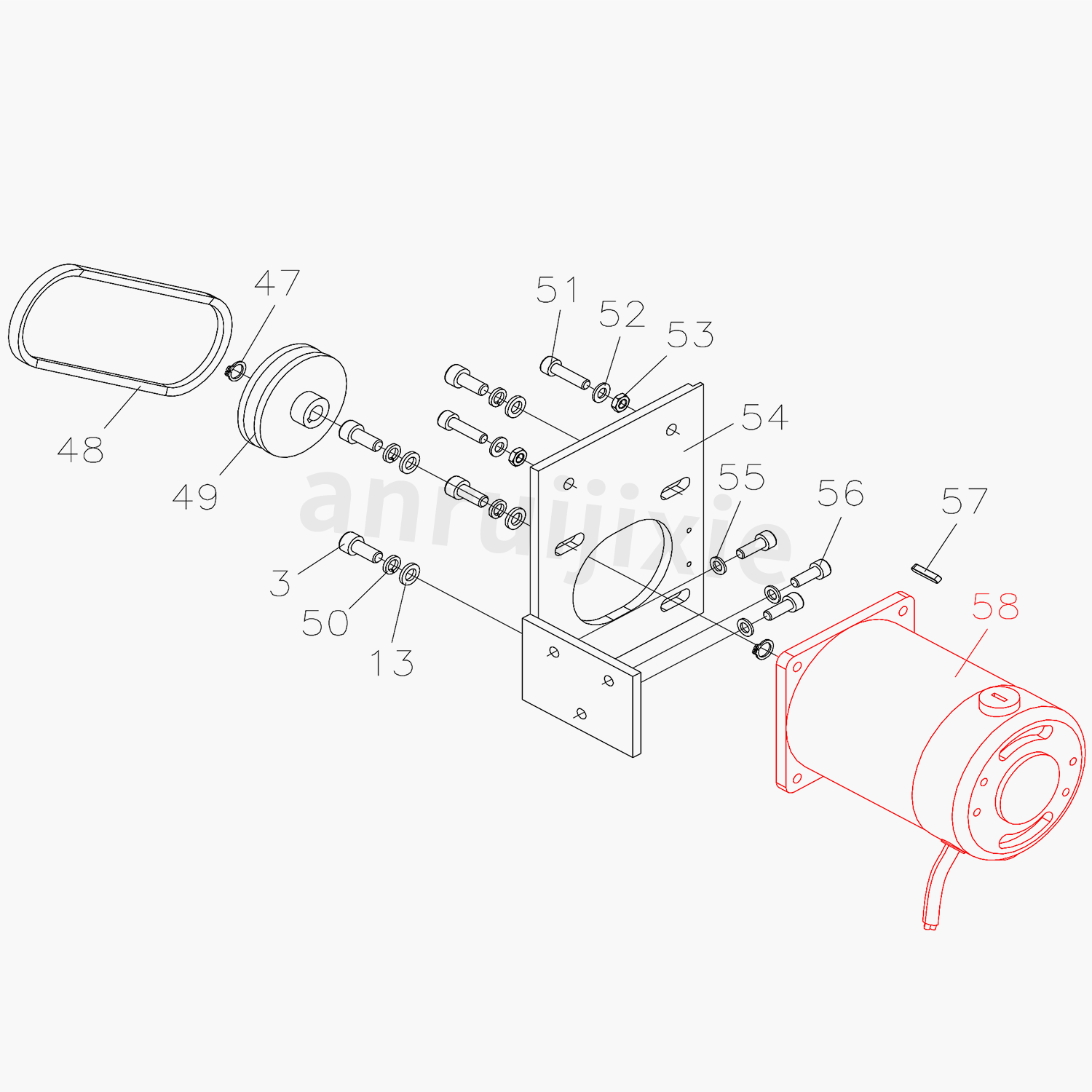 150W DC Brushed Mini Lathe Motor ZYT-150 110V for SIEG C0/Grizzly G0745 ...