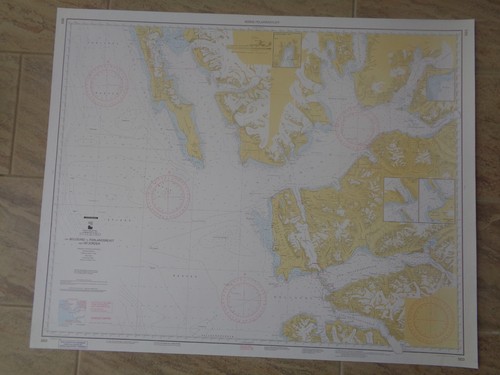 Marine Map / Svalbard From Bellsund To Forlandsrevet With Isfjorden ...