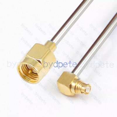 SMP female right angle to SMA male .047 RG047 Coaxial Cable Semi Rigid ...