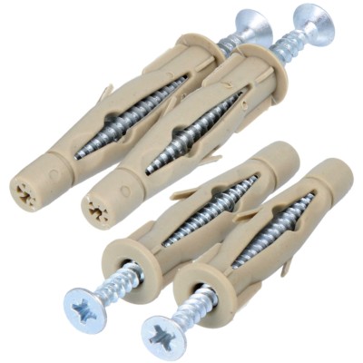CAVITY WALL PLUGS Screws Fixings Raw Hollow Drywall Brolly Expanding ...