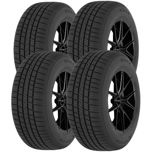 (QTY 4) 215/60R15 Riken Raptor HR 94H SL Black Wall Tires | eBay