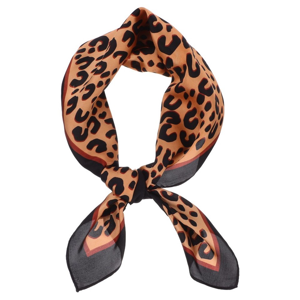 1pc Kerchief Thin Square Scarf Leopard Gift for Women (Assorted Color ...
