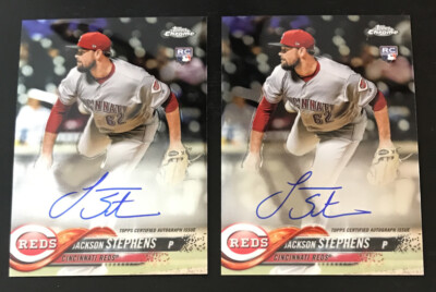 Jackson Stephens 2018 Topps Chrome Rookie Autograph Auto RA-JS Reds Lot ...