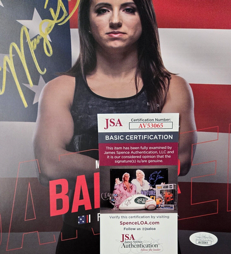Maycee Barber Signed Photo UFC Bellator Autograph MMA One Strikeforce ...