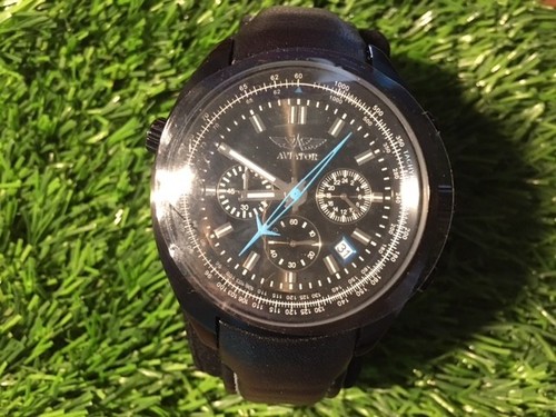 NEW Men's Chronograph Tachymeter Quartz G66 Analog Watch with Black ...