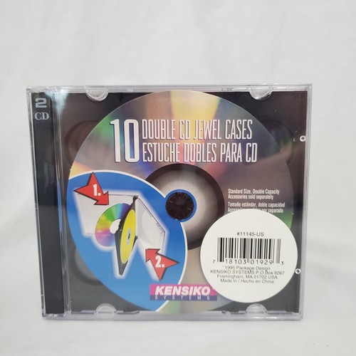 Kensiko Systems Double CD Jewel Case Pack Of 10 | eBay