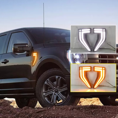 For Ford F150 F-150 2021-2023 LED Car Front Side Body LED Light Sets ...