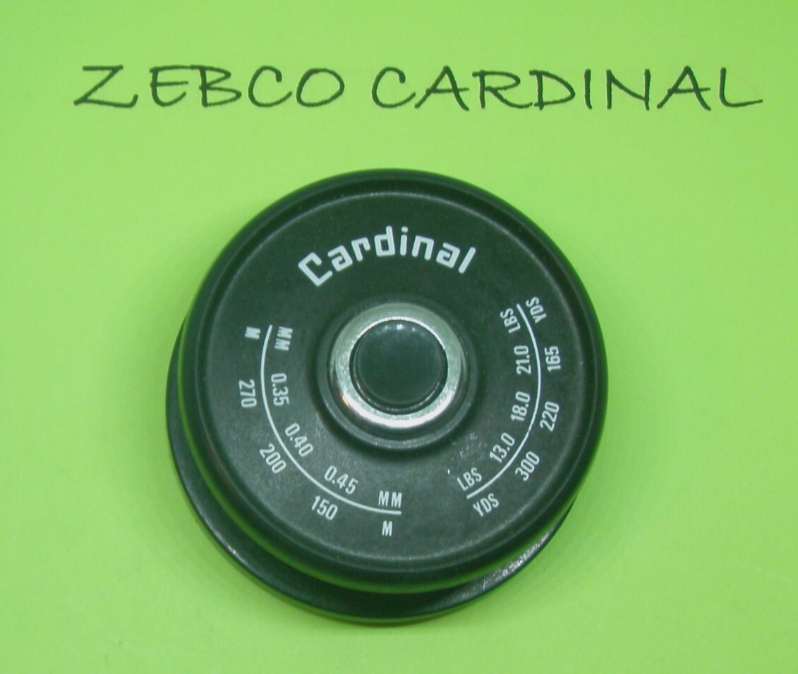 1 Abu & Zebco Cardinal 7 NOS Plastic Spool with Numbers #8675 (Tray 6 ...