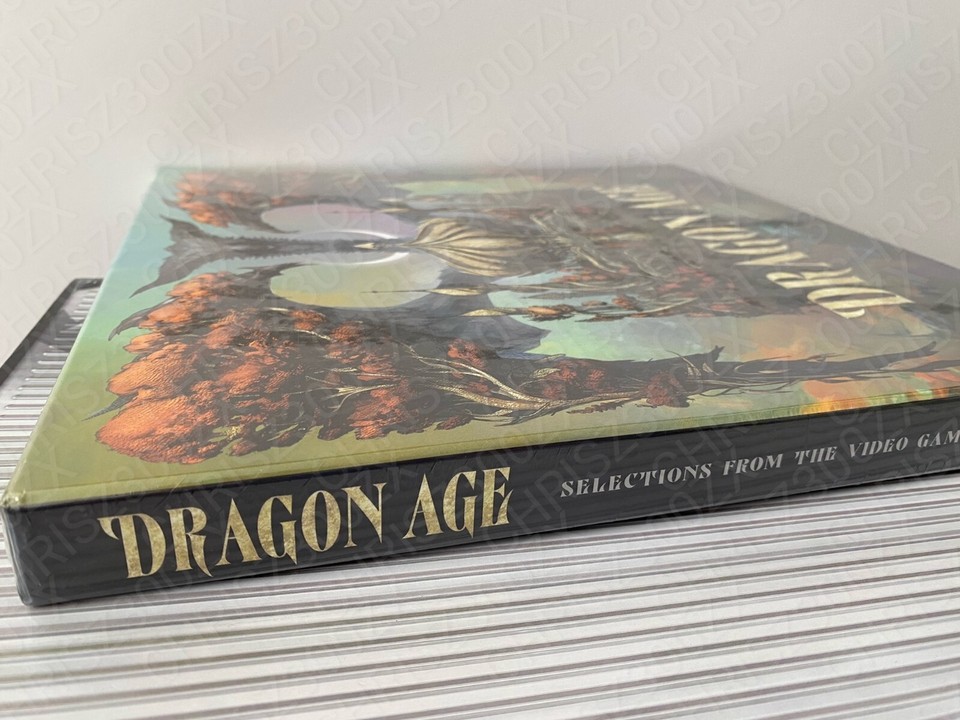 Dragon Age Vinyl Record Soundtrack 4 LP Metallic Gold Box Set Inon Zur ...