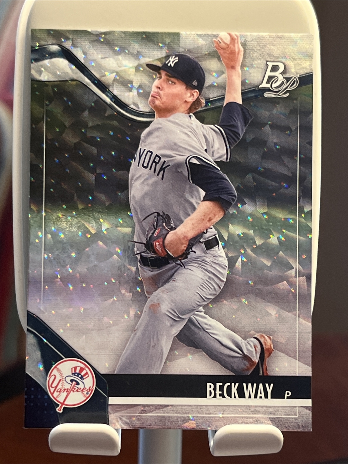 Beck Way 2021 Bowman Platinum Top Prospects Ice Foil #TOP-18 New York ...