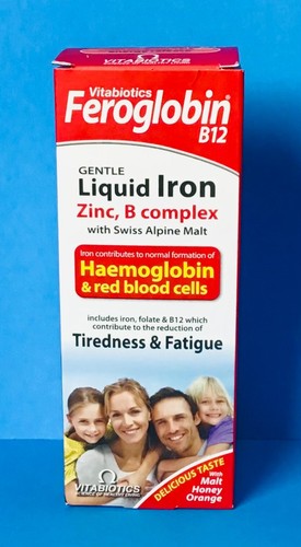 VITABIOTICS FEROGLOBIN B12 LIQUID IRON ZINC & B COMPLEX | eBay
