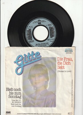 Gitte - Die Frau die dich liebt ( Woman in Love) 7" -- | eBay.de