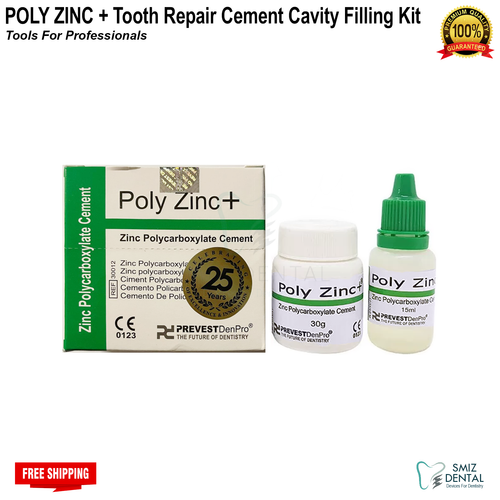 Poly Zinc Superior Teeth Tooth Repair fix Permanent Dental Cavity ...