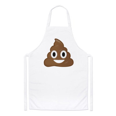 Poo Poop Chefs Apron - Cartoon Face Funny Cooking | eBay Australia