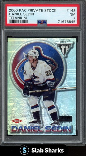 2000 PACIFIC PRIVATE STOCK #148 DANIEL SEDIN TITANIUM ROOKIE RC /99 NM ...