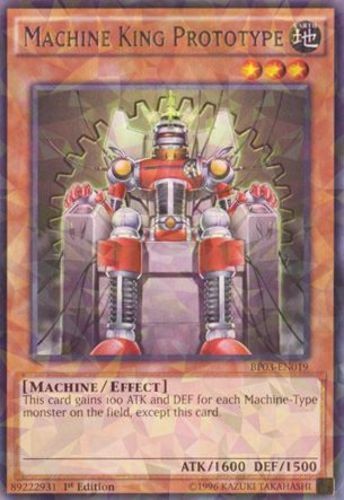 1x (LP) Machine King Prototype - BP03-EN019 - Shatterfoil - 1st Edition YuGiOh | eBay