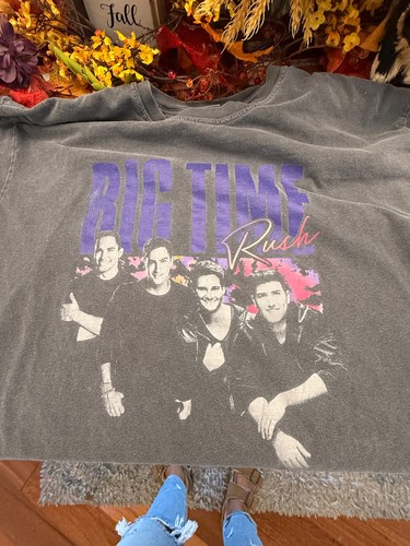 Big Time Rush Gray Shirt BTR Forever Tour Official Merch 2022- Size ...