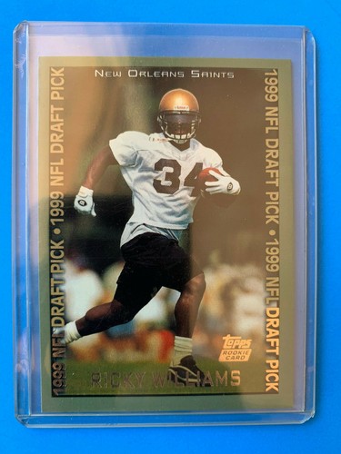 1999 Topps Football NFL Draft Pick Rookie ~ RICKY WILLIAMS #329 ~ NO ...
