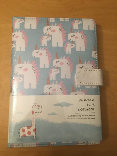 PHANTOM PARK NOTEBOOK, ANIMAL FAMILY FANTASY, NEW / SEALED, UNICORN ...