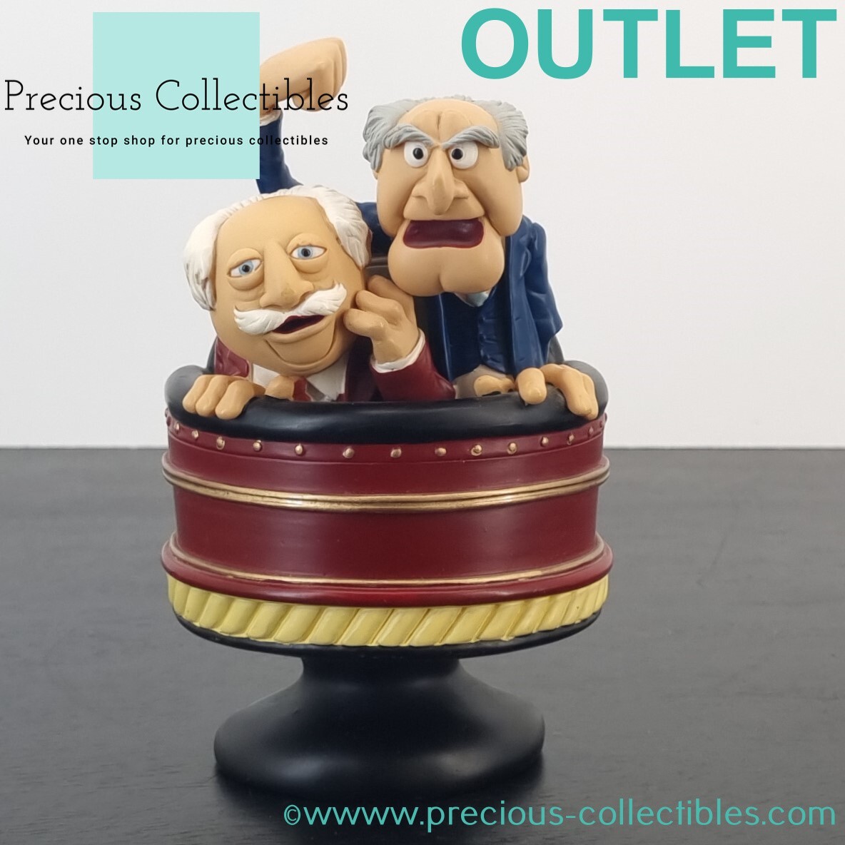 Extremely rare! Waldorf and Statler Statue. Peter Mook. Rutten. | eBay