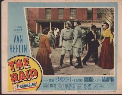 The Raid (1954) 11x14 lobby card #5 | eBay