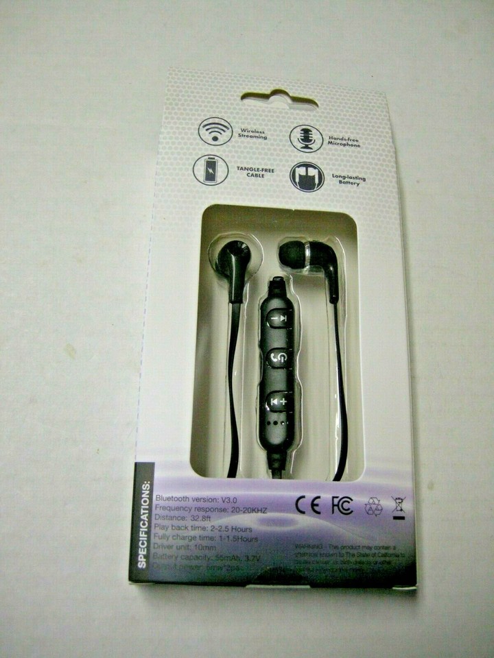 Earbuds Bluetooth By 2Boom, 2GO, Black, With Mic., Brand New | eBay